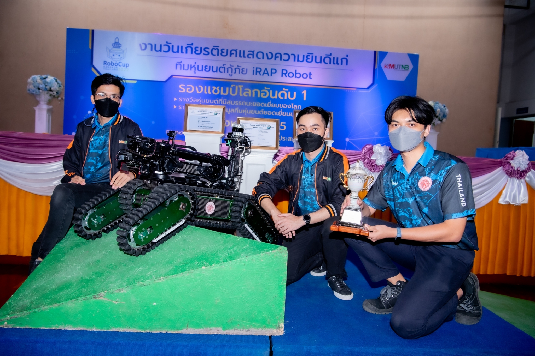 iRAP Robot team wins 3 Awards from “World Robocup Rescue 2022” – TGGS