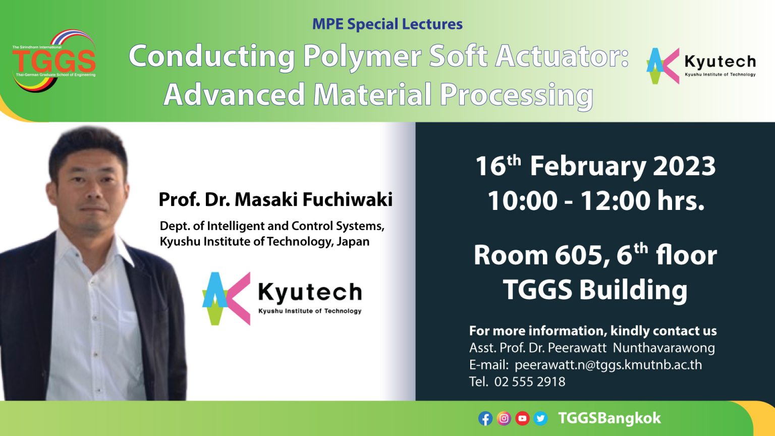 [MPE Special Lecture] Conducting Polymer Soft Actuator: Advanced ...
